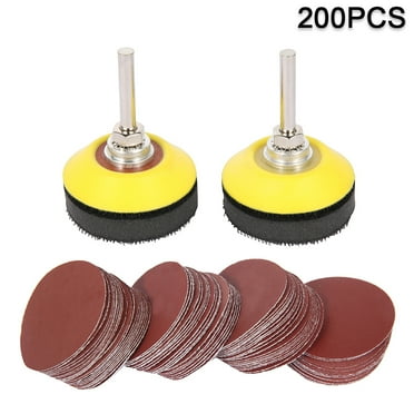 "EEEkit Grinder Kit: 100pcs 2"" Sanding Disc Pads with Hook Loop, 1/4 ...