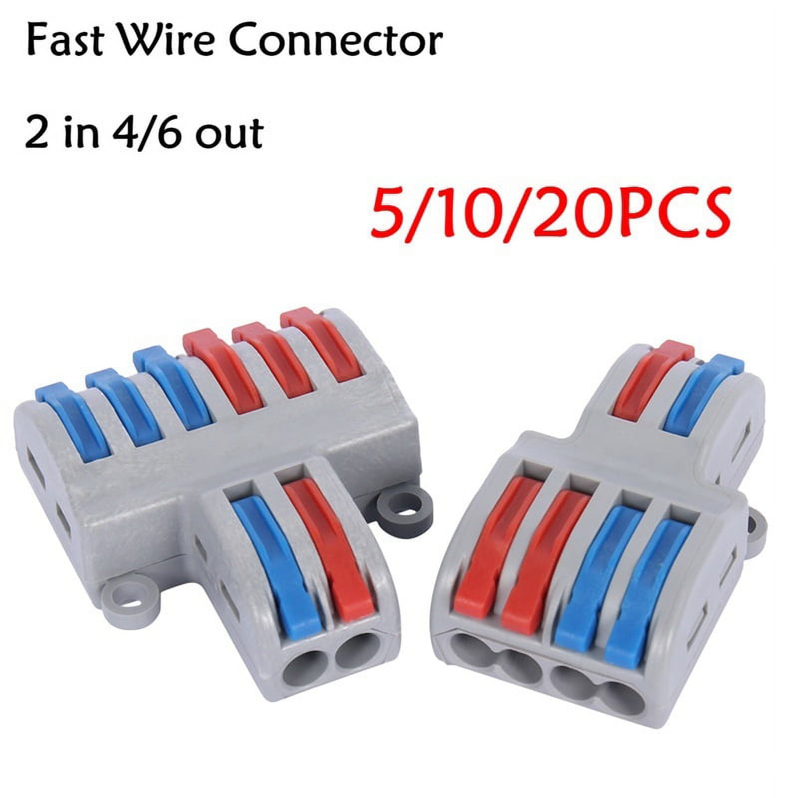 ODOMY 5/10/20pcs Mini Fast Wire Connector Universal Wiring Cable ...