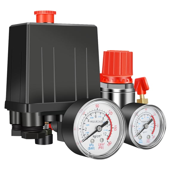 ODOMY Air Compressor Pressure Control Switch Valve Regulator,90-120 PSI ...