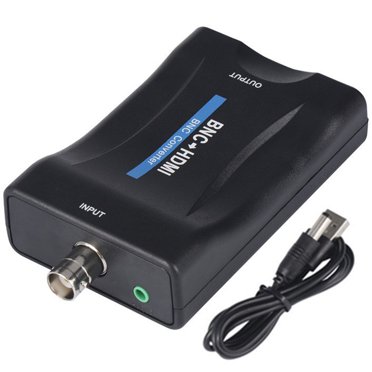 Bnc To Hdmi Converter 1080p Video Display Adapter Surveillance Monitor ...