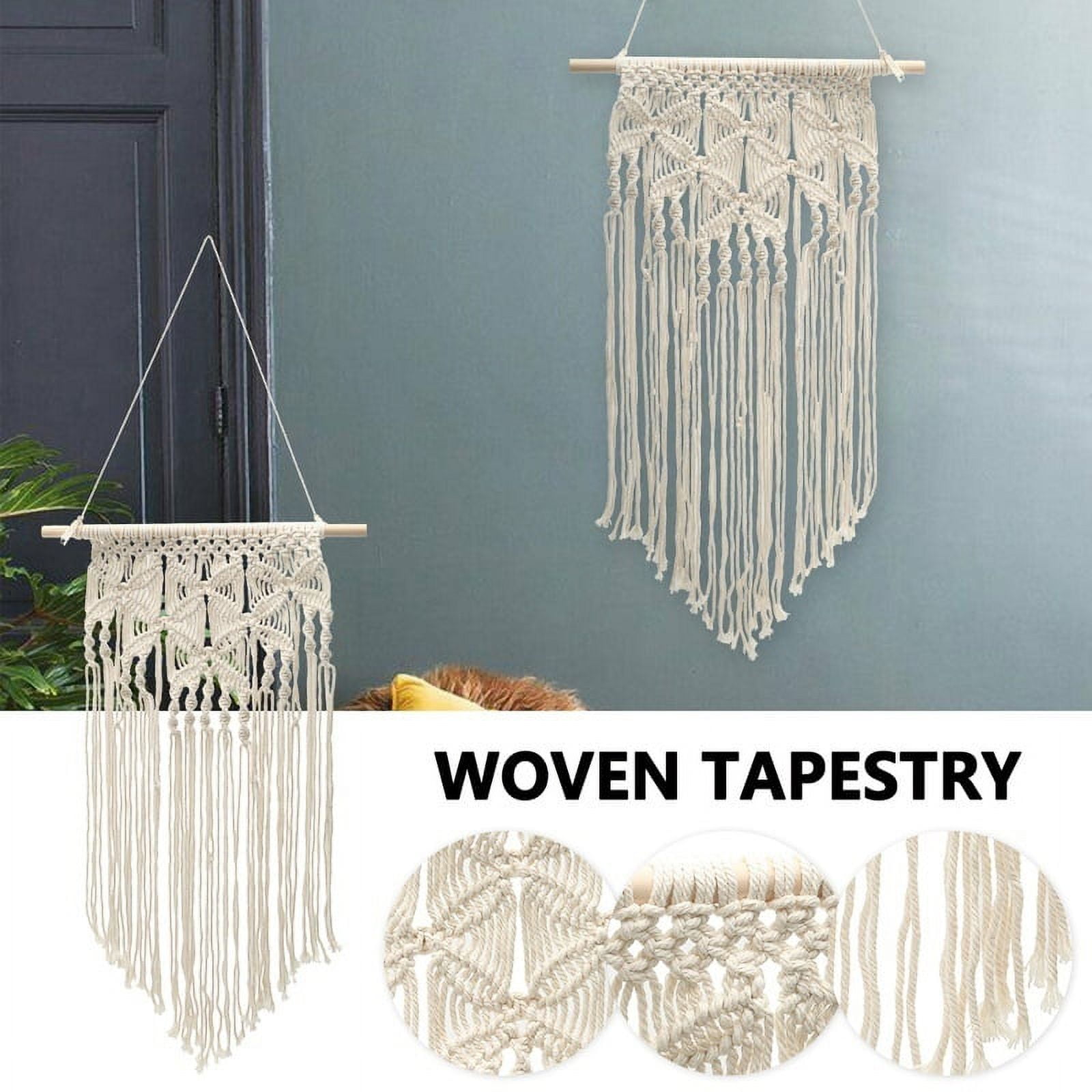ODOMY Handcraft Decor Macrame Wall Hanging Woven Wall Art Macrame ...