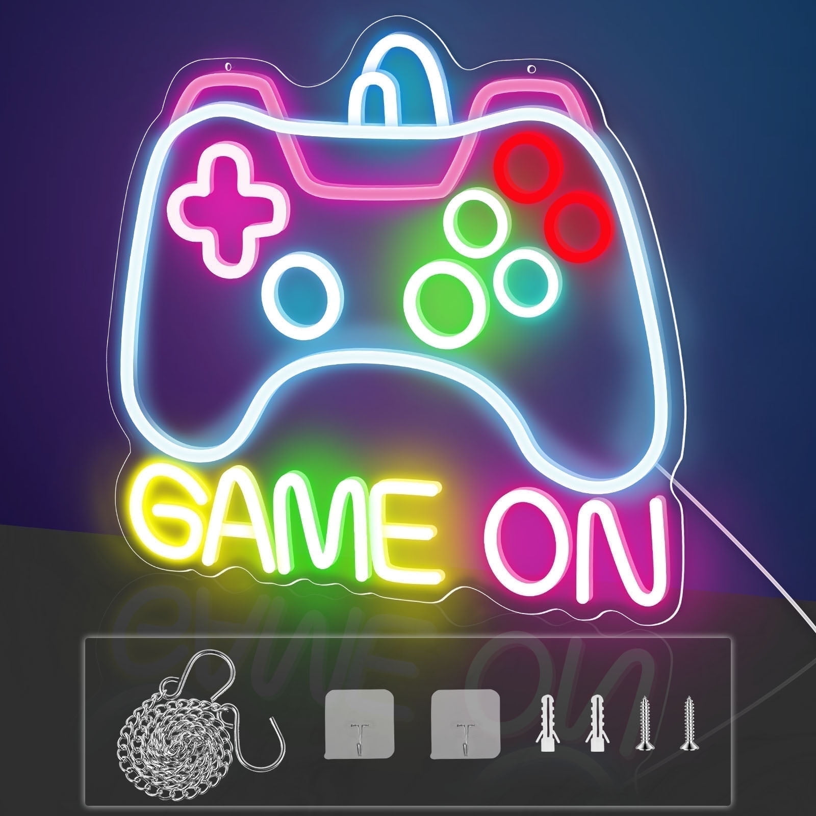 ODOMY Neon Gaming Themed 8” X 10” Poster 12 Pieces - Walmart.com