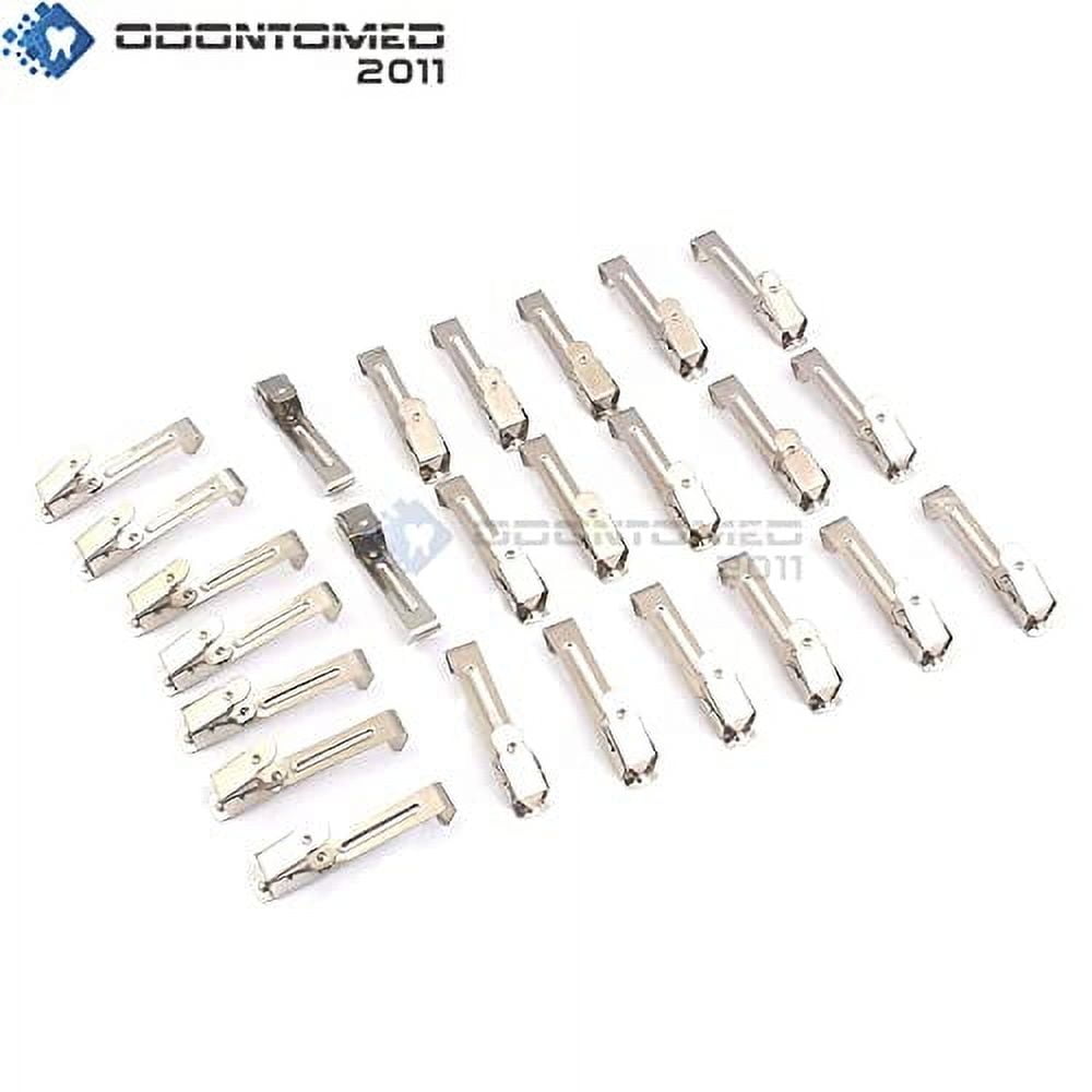 ODONTOMED2011 Lot of 24 Pieces Dental X-ray Film Hanger 1 Single Clip ...