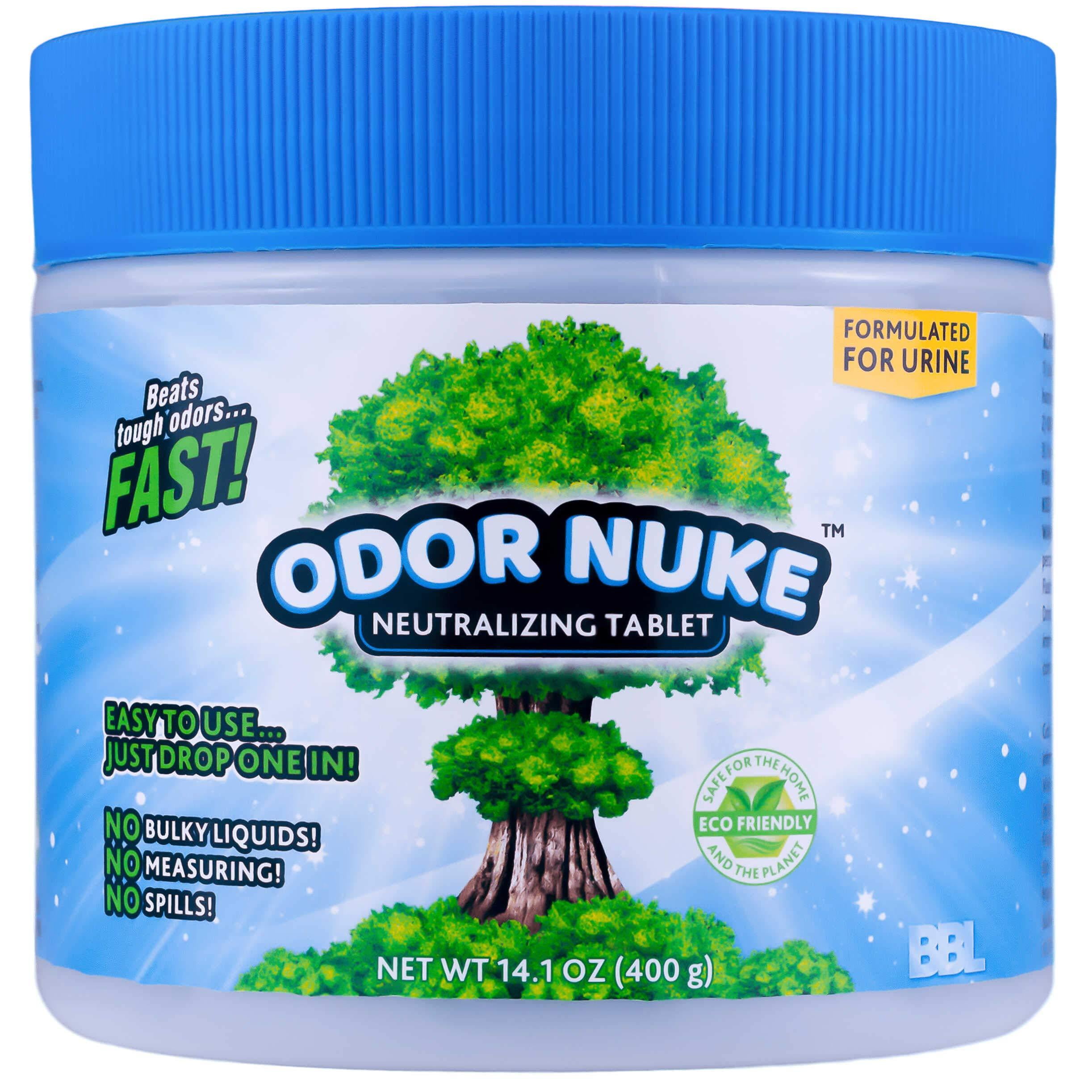 Odor Nuke Urine Odor Neutralizer Tablets for Portable Urinals, Bedside ...