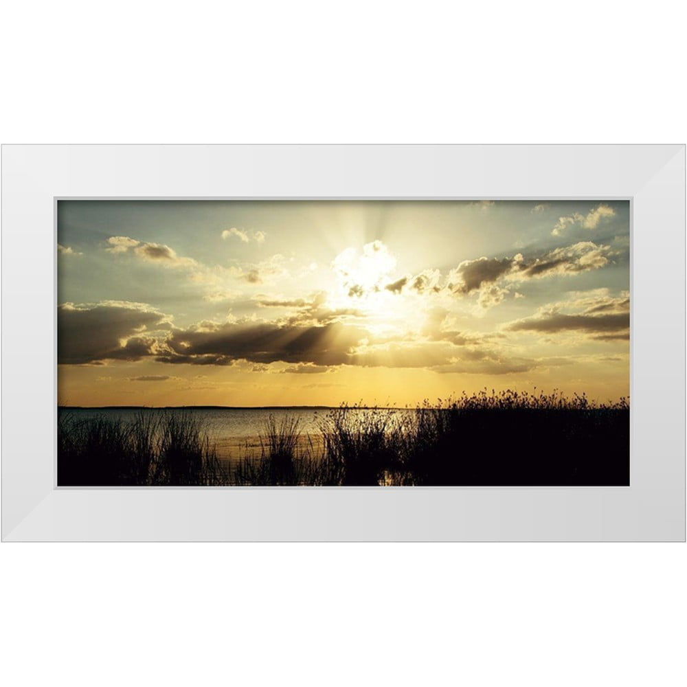 ODell, Debbie 24x14 White Modern Wood Framed Museum Art Print Titled ...