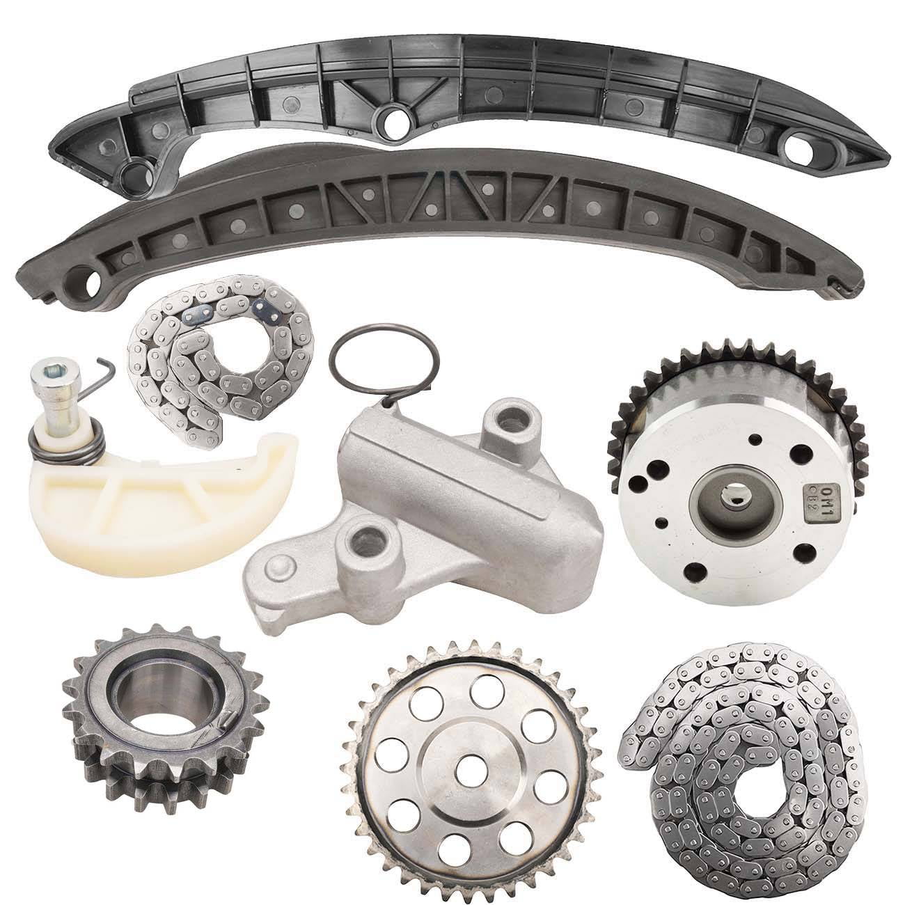 KT Parts 9PCS Camshaft Adjuster Timing Chain Kit 03C109088E - Walmart.com