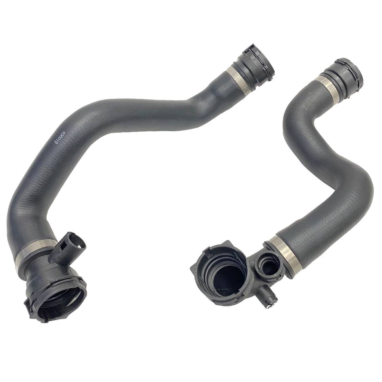 OE # 11537500733+11537508688 Upper + Lower Radiator Engine Coolant ...