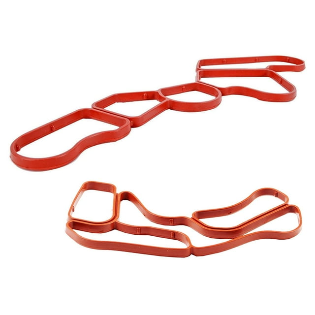 OE # A2721840280+A2721840380 Engine Oil Filter Housing + Timing Case ...