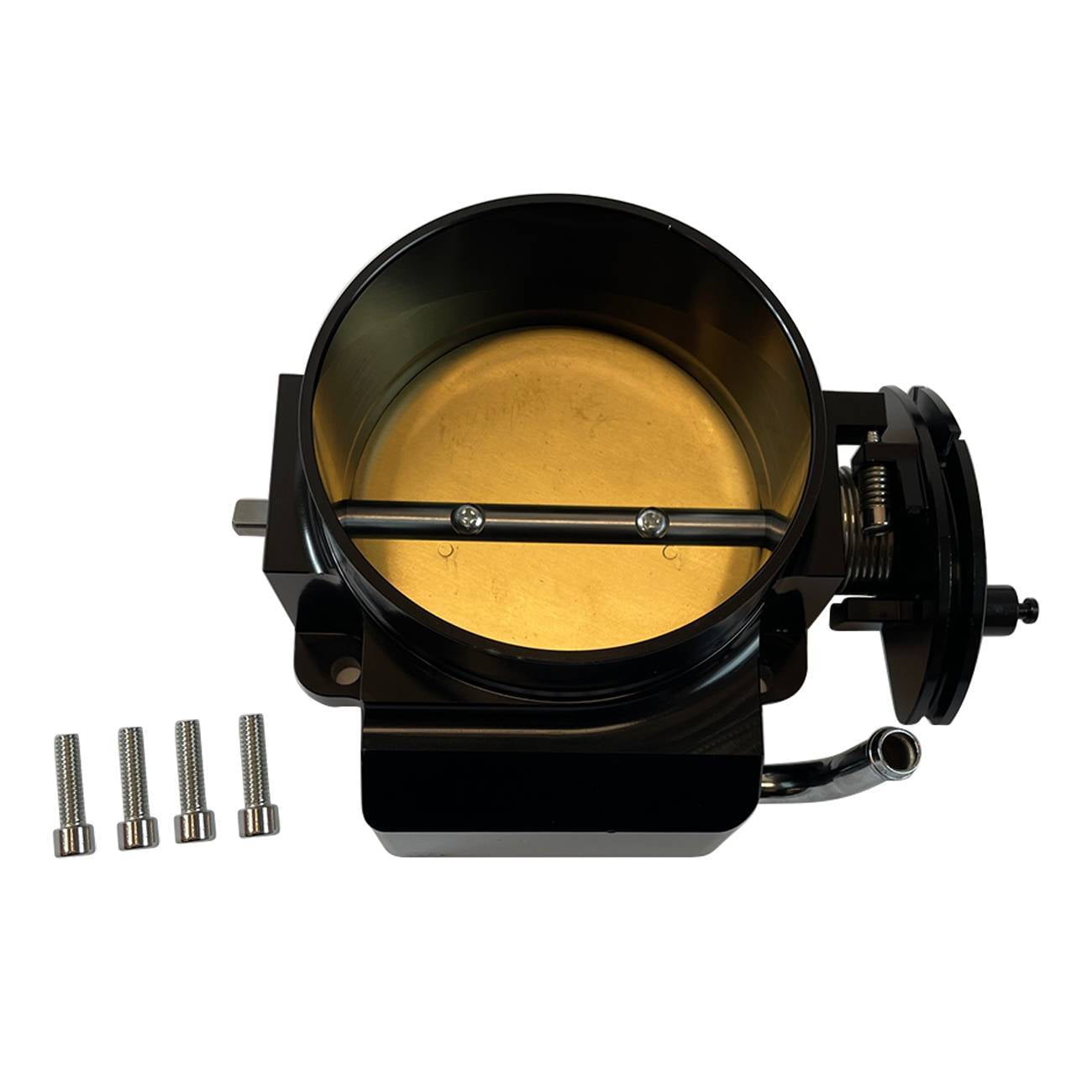 OE # Black Aluminum 102mm Throttle Body 4 Bolt Throttle Body 1PC Fits ...