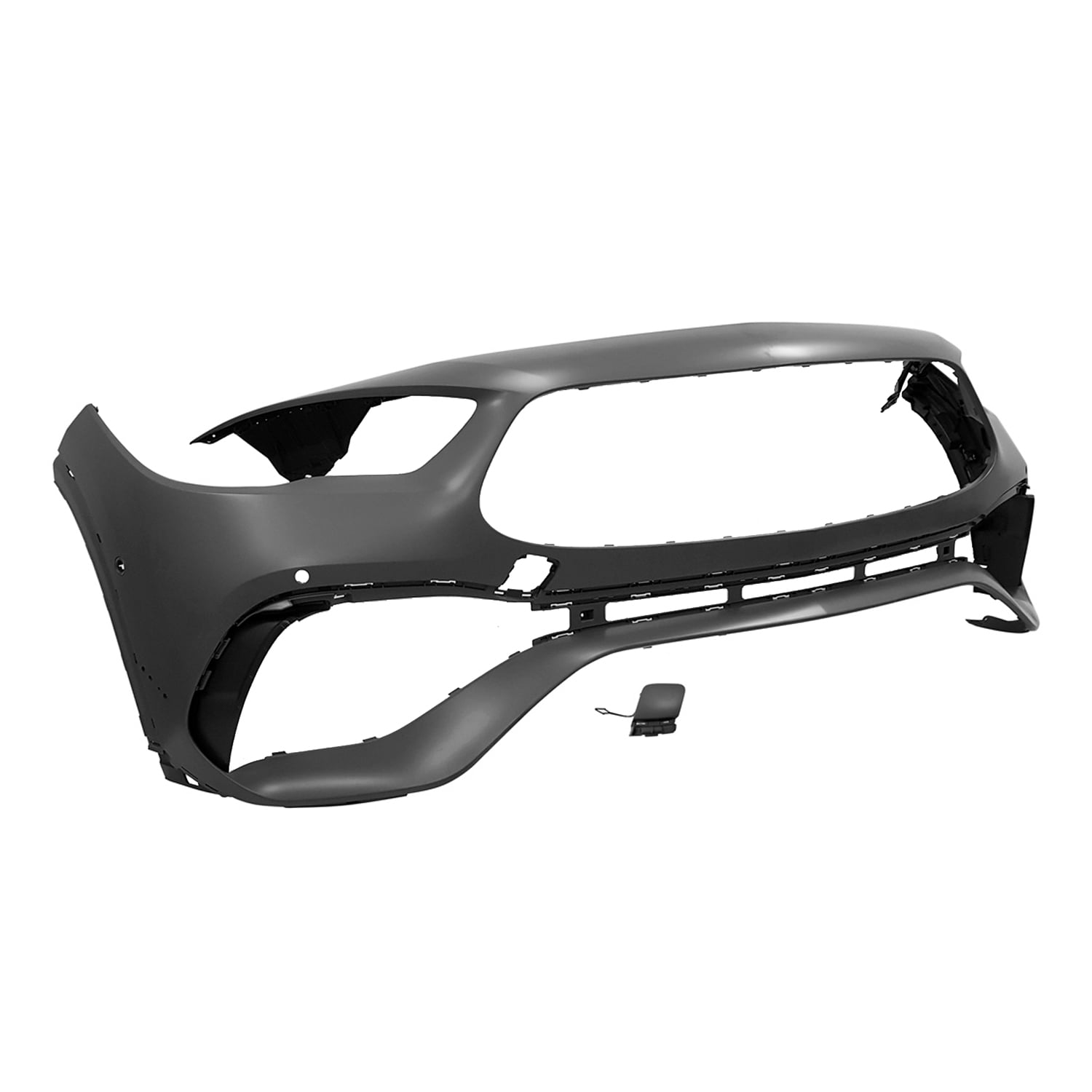 OE Compatible/Replacement Front Bumper Cover Primed Gray With Tow Hook ...