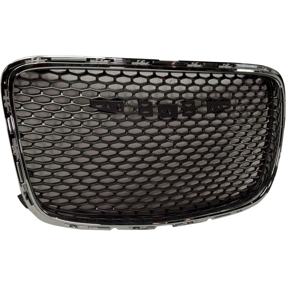 OE Compatible/Replacement Grille Dark Gray Mesh With Chrome Frame 300C ...