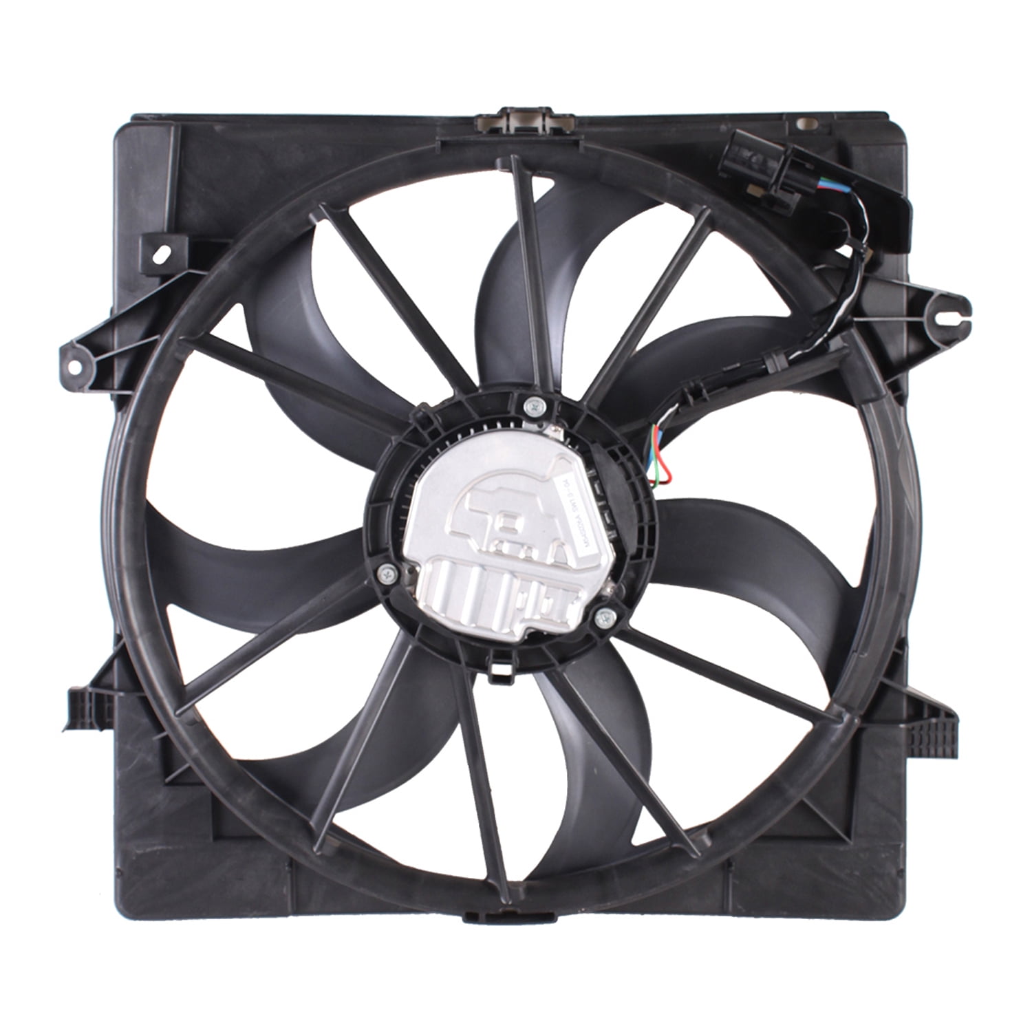 OE Compatible/Replacement Radiator And Condenser Fan Assembly With One ...