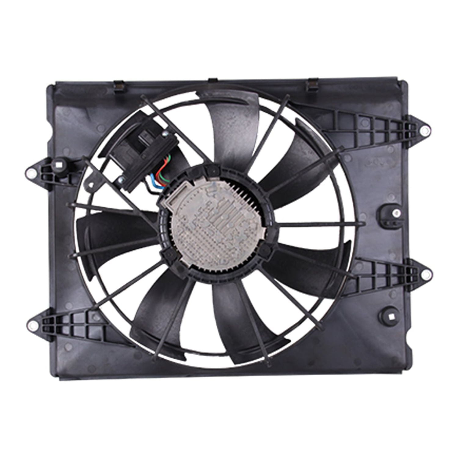 OE Compatible/Replacement Radiator And Condenser Fan Assembly With One ...