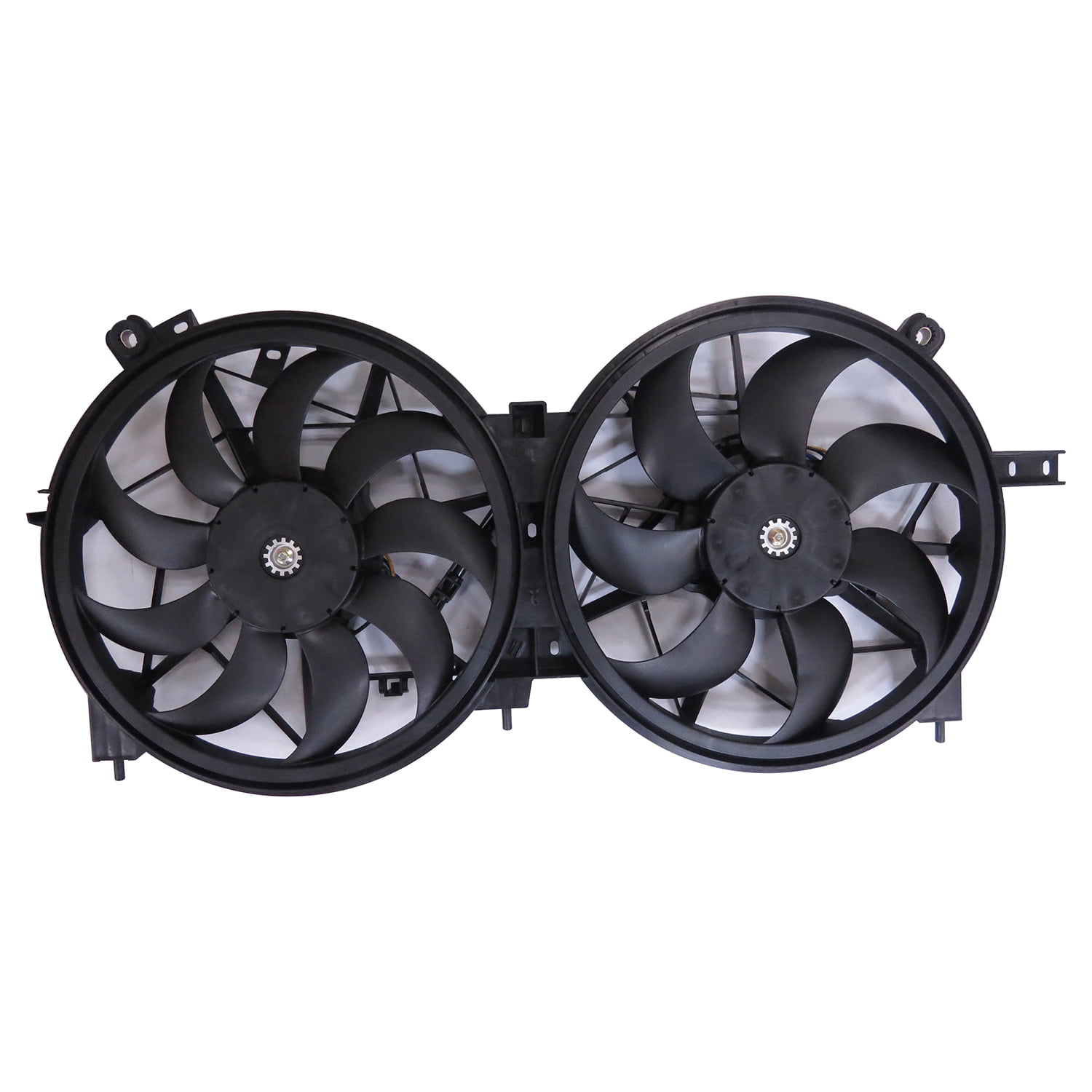 OE Compatible/Replacement Radiator And Condenser Fan Assembly With Two ...