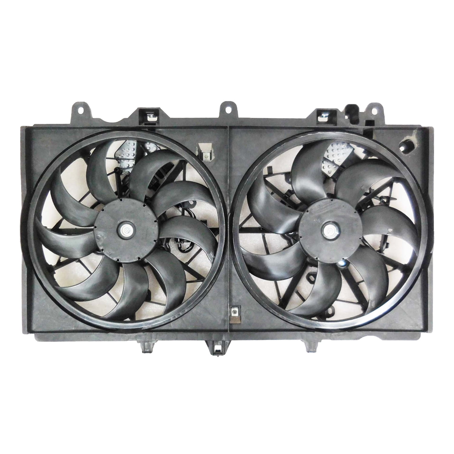 OE Compatible/Replacement Radiator And Condenser Fan Assembly With Two ...