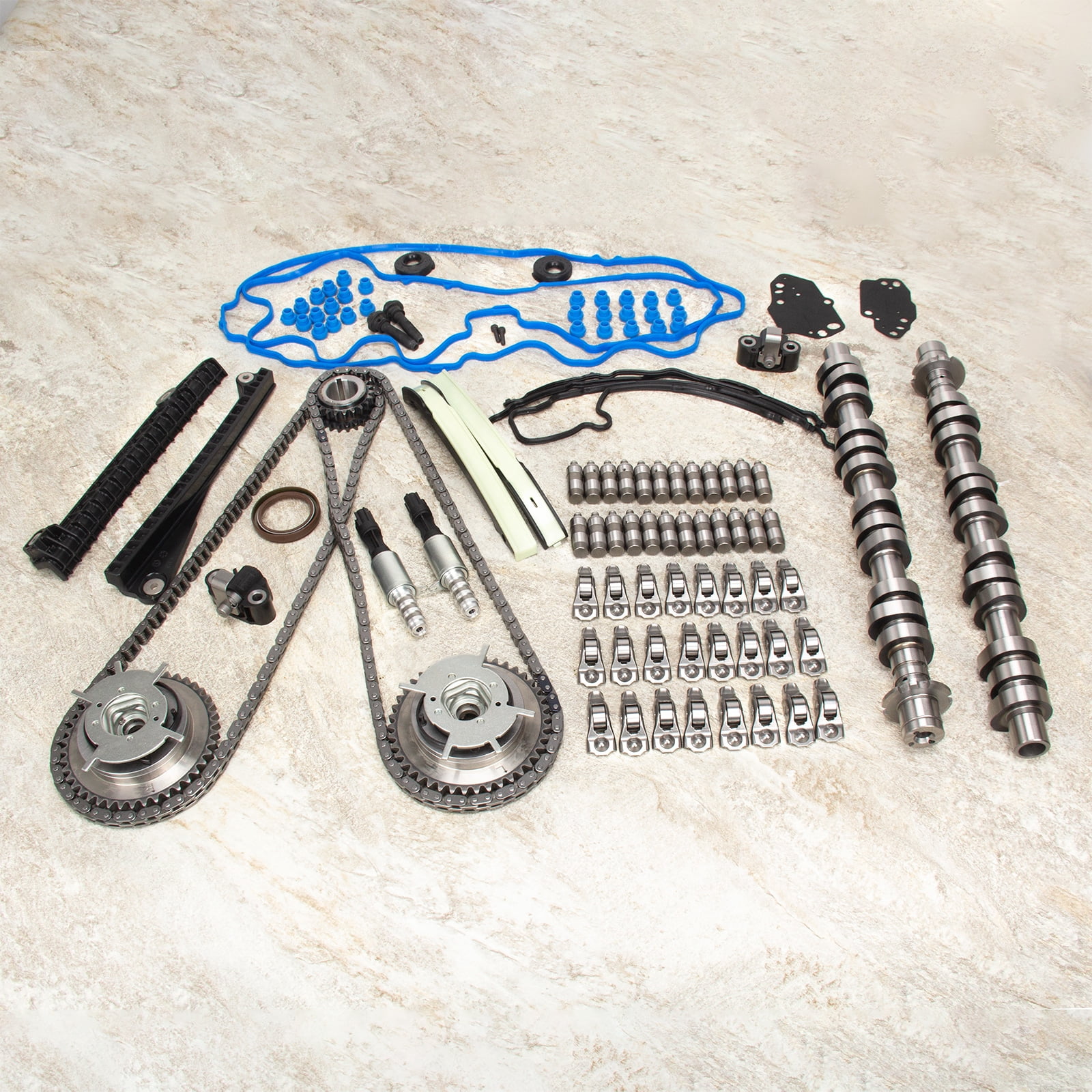 OE For Ford 5.4L 3V Camshaft kit +Timing Chain Cam Phasers Kit ...