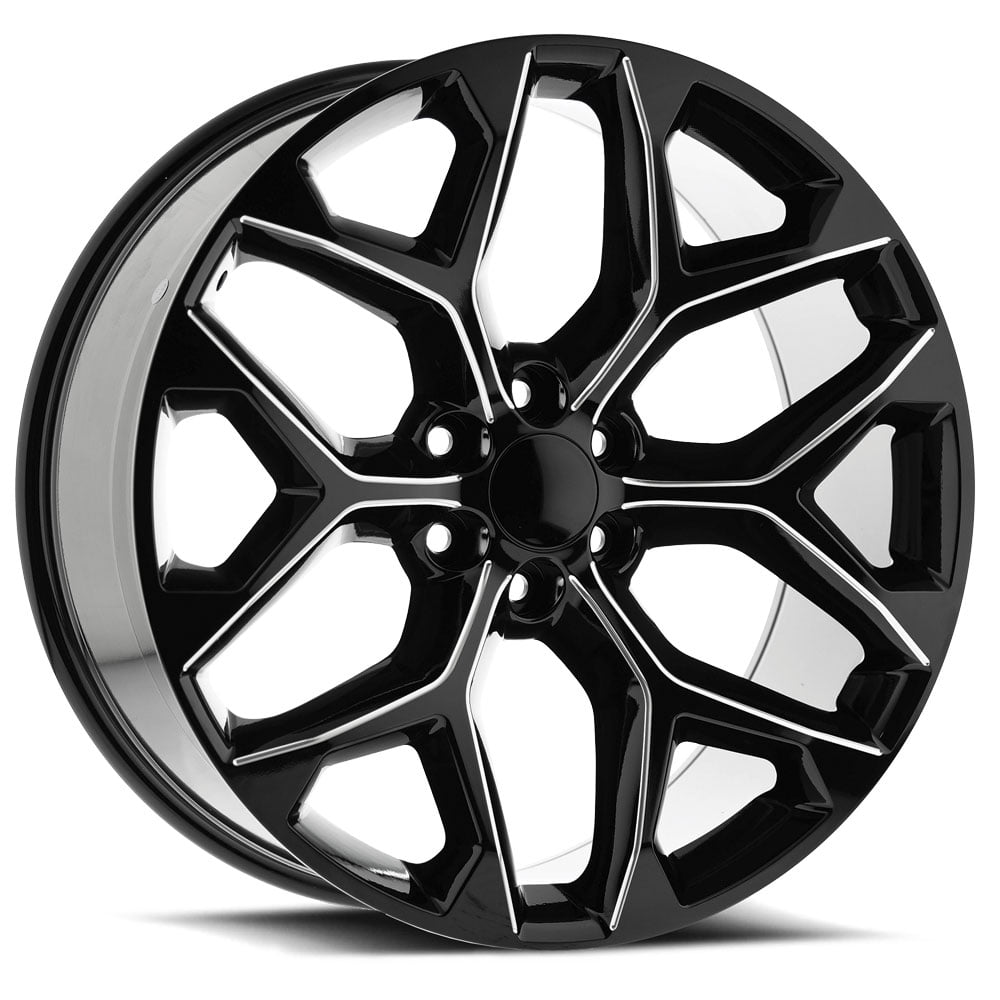 OE_REVOLUTION G-09 26X10 6X139.7 +31ET 78.1CB GLOSS BLACK & MILLED ...