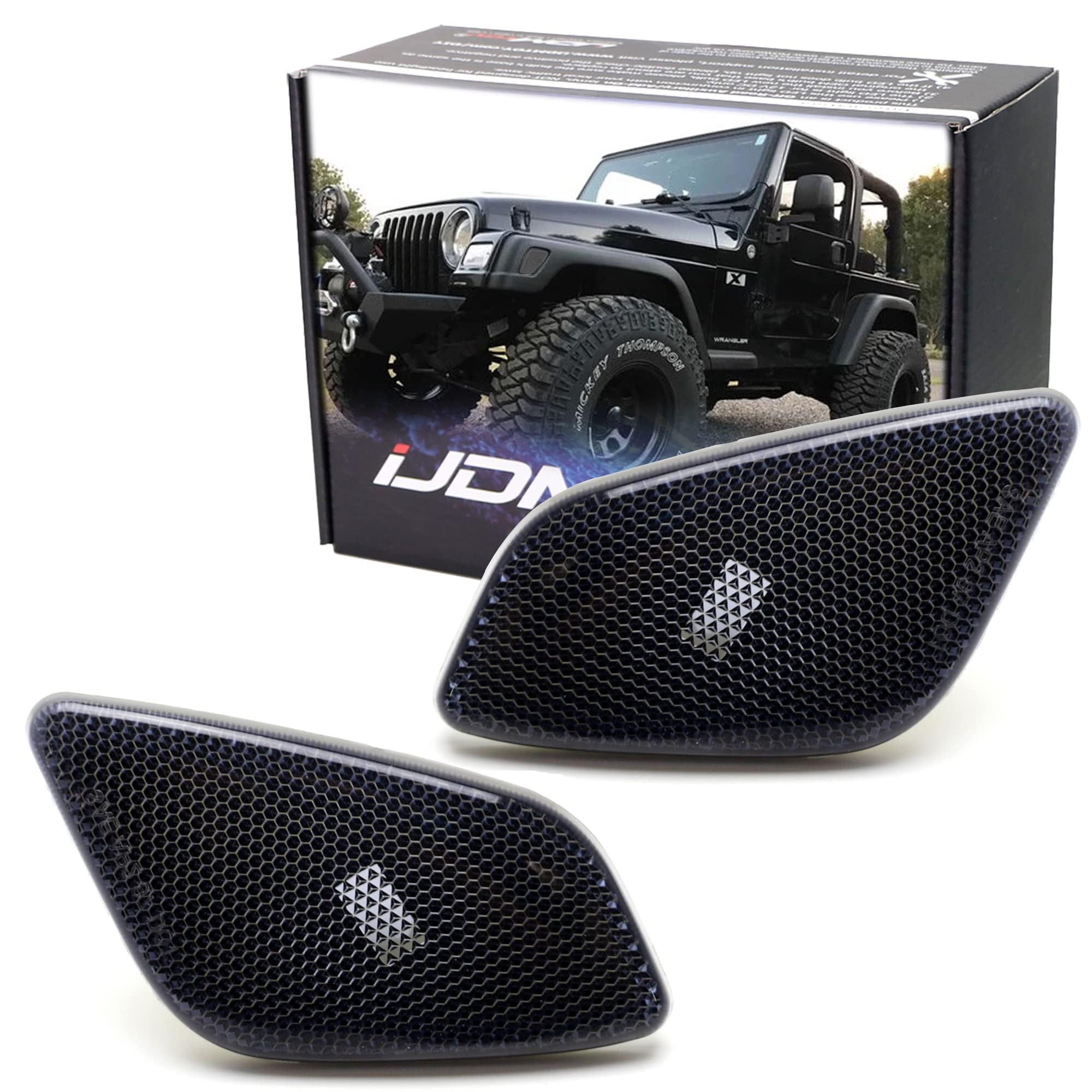 OE-Spec Smoked Lens Front Fender Flare Side Marker Housing Assemblies ...