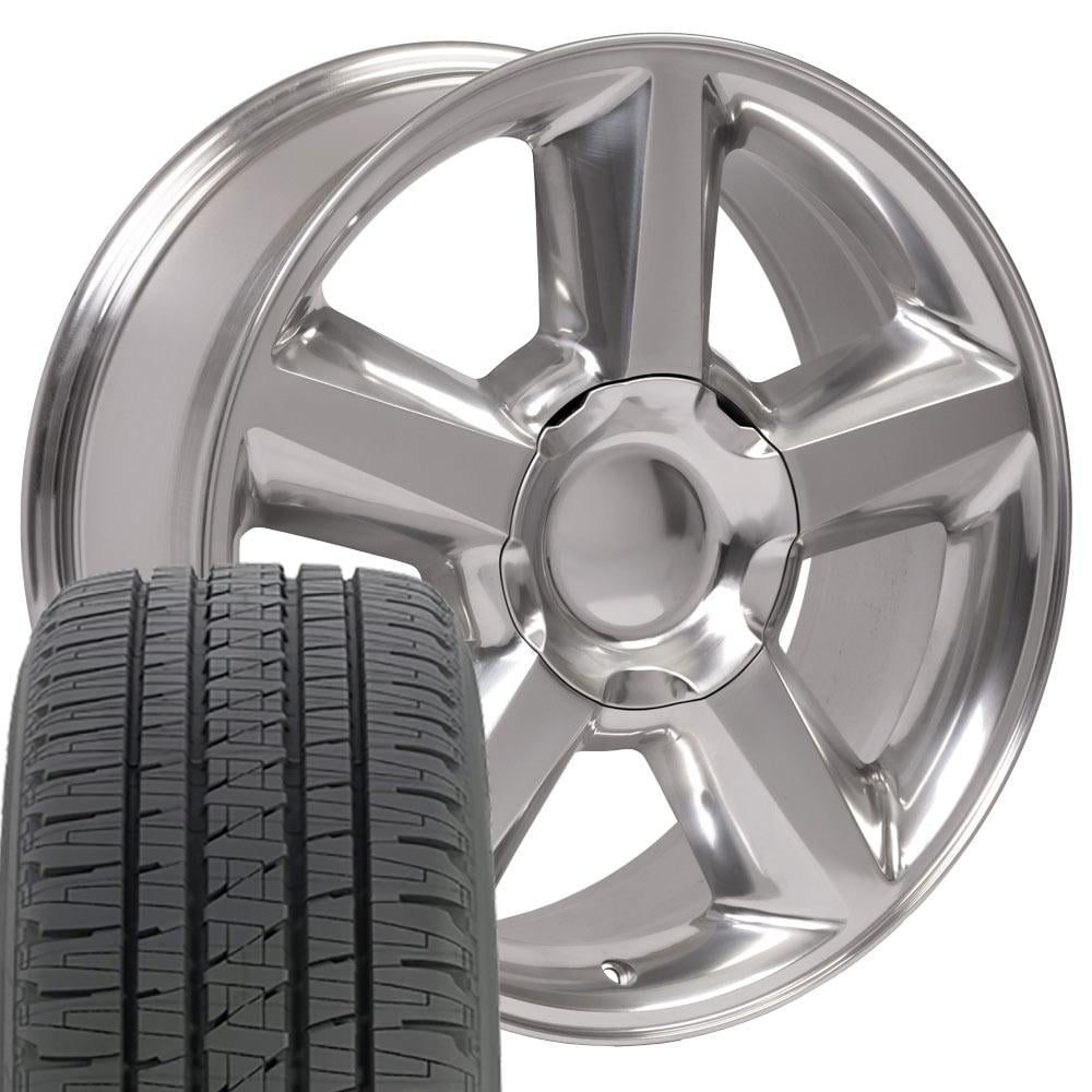 OE Wheels CV83 20 Inch Rims and Tires Fit Tahoe Style 6x139.7 20x8.5 ...