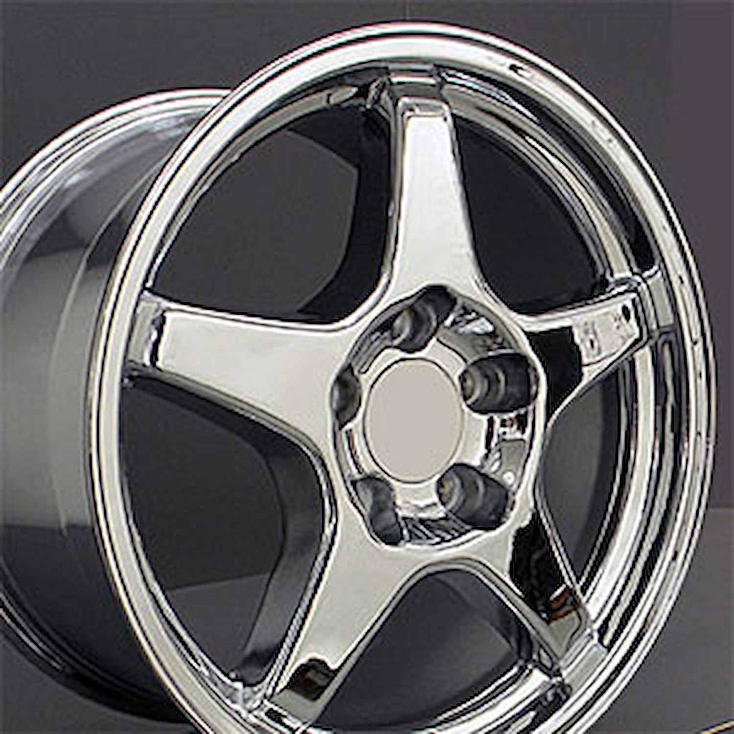 OE Wheels Corvette C4 ZR1 Style Wheel, Chrome Rims for 1988-04 Corvette ...