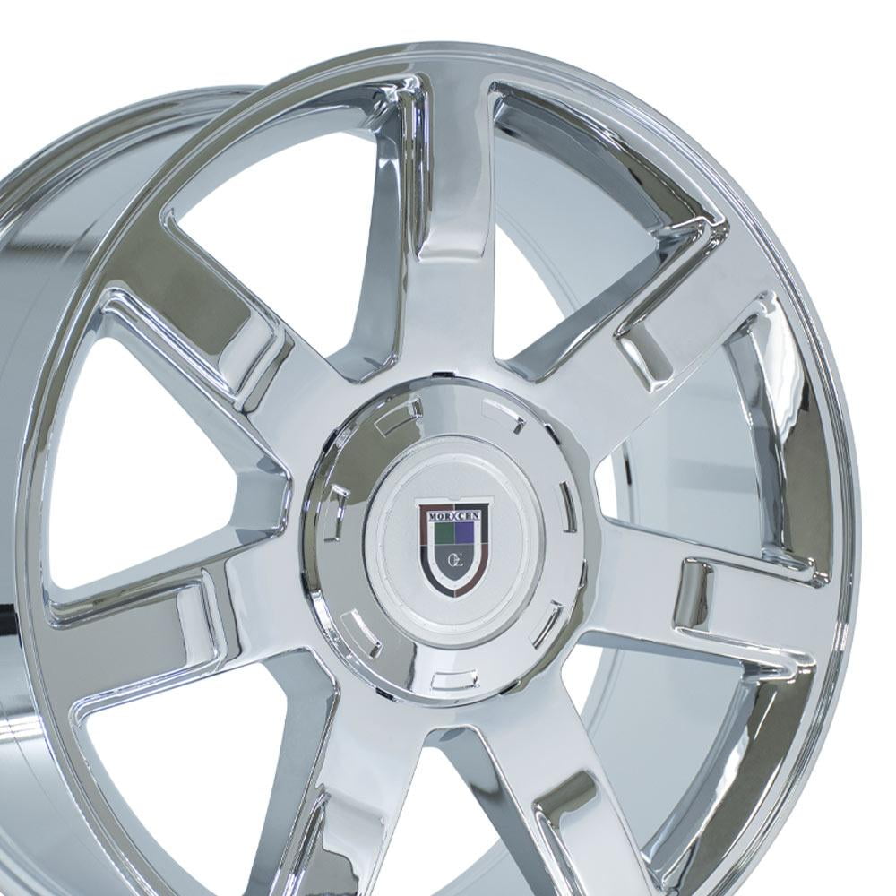 OE Wheels CA80 22 Inch Rims Fit Escalade Style 6x139.7 22x9 Chrome ...