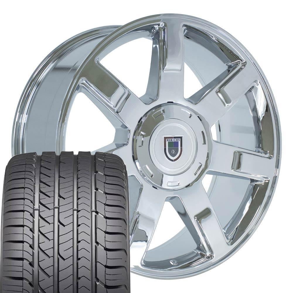 OE Wheels CA80 22 Inch Rims and Tires Fit Escalade Style 6x139.7 22x9 ...