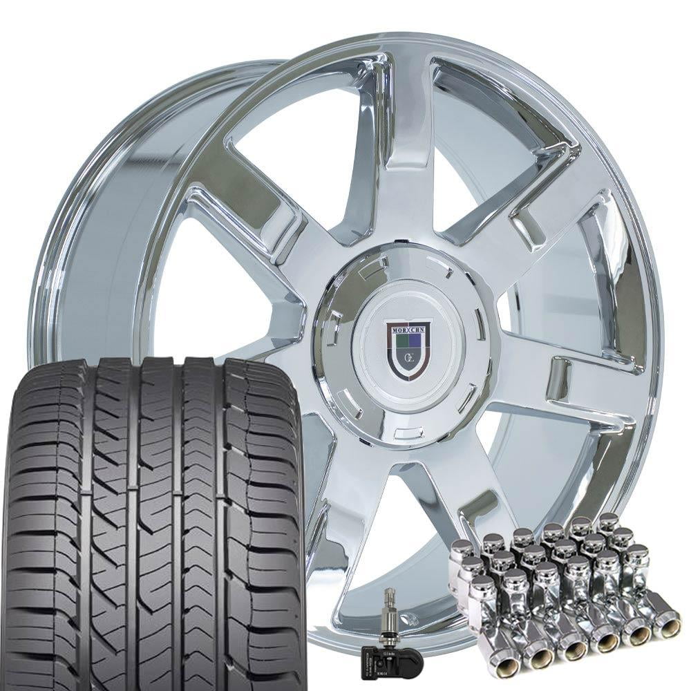 OE Wheels CA80 22 Inch Rims and Tires Fit Escalade Style 6x139.7 22x9 ...
