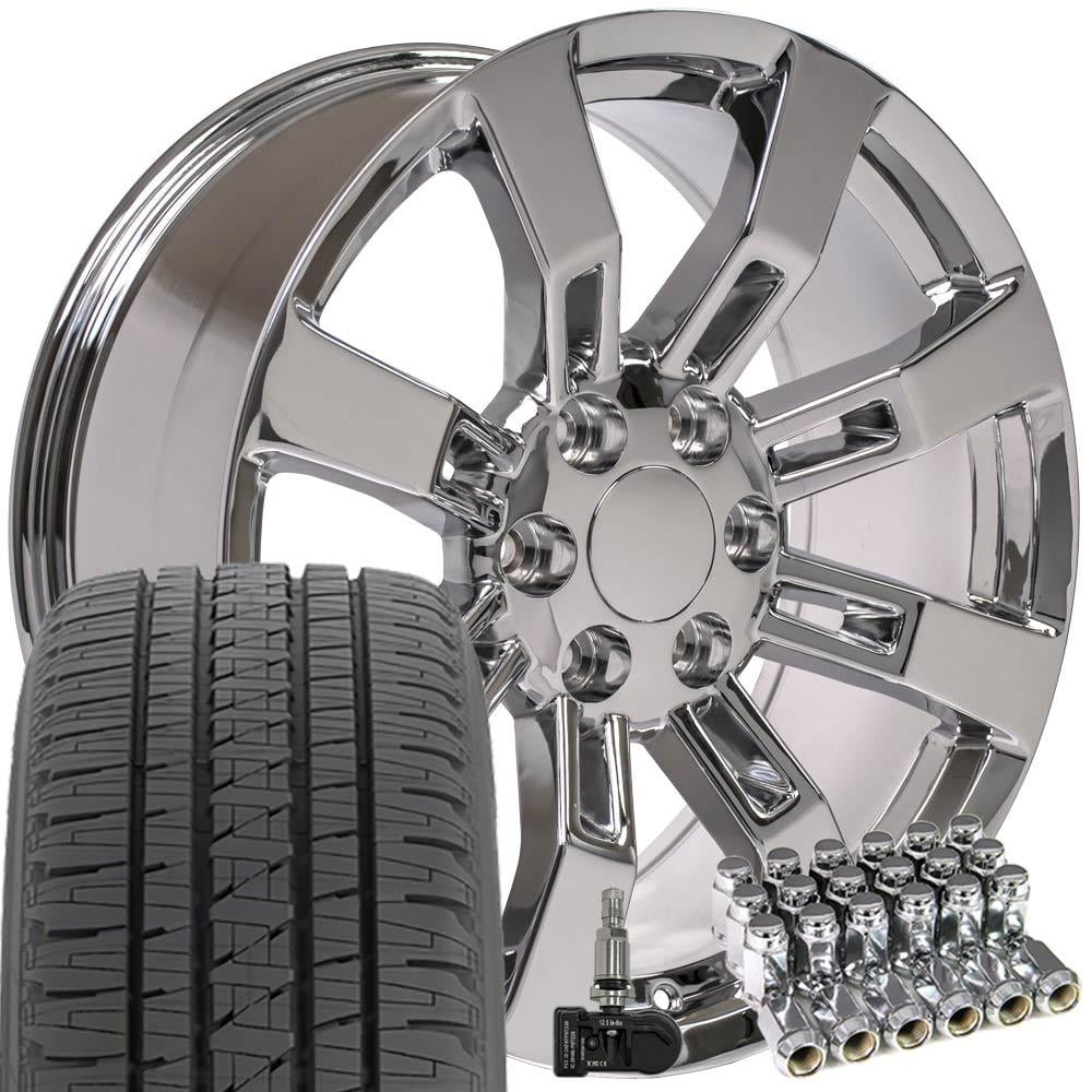 OE Wheels CA82 20 Inch Rims and Tires Fit Escalade Style 6x139.7 20x8.5 ...
