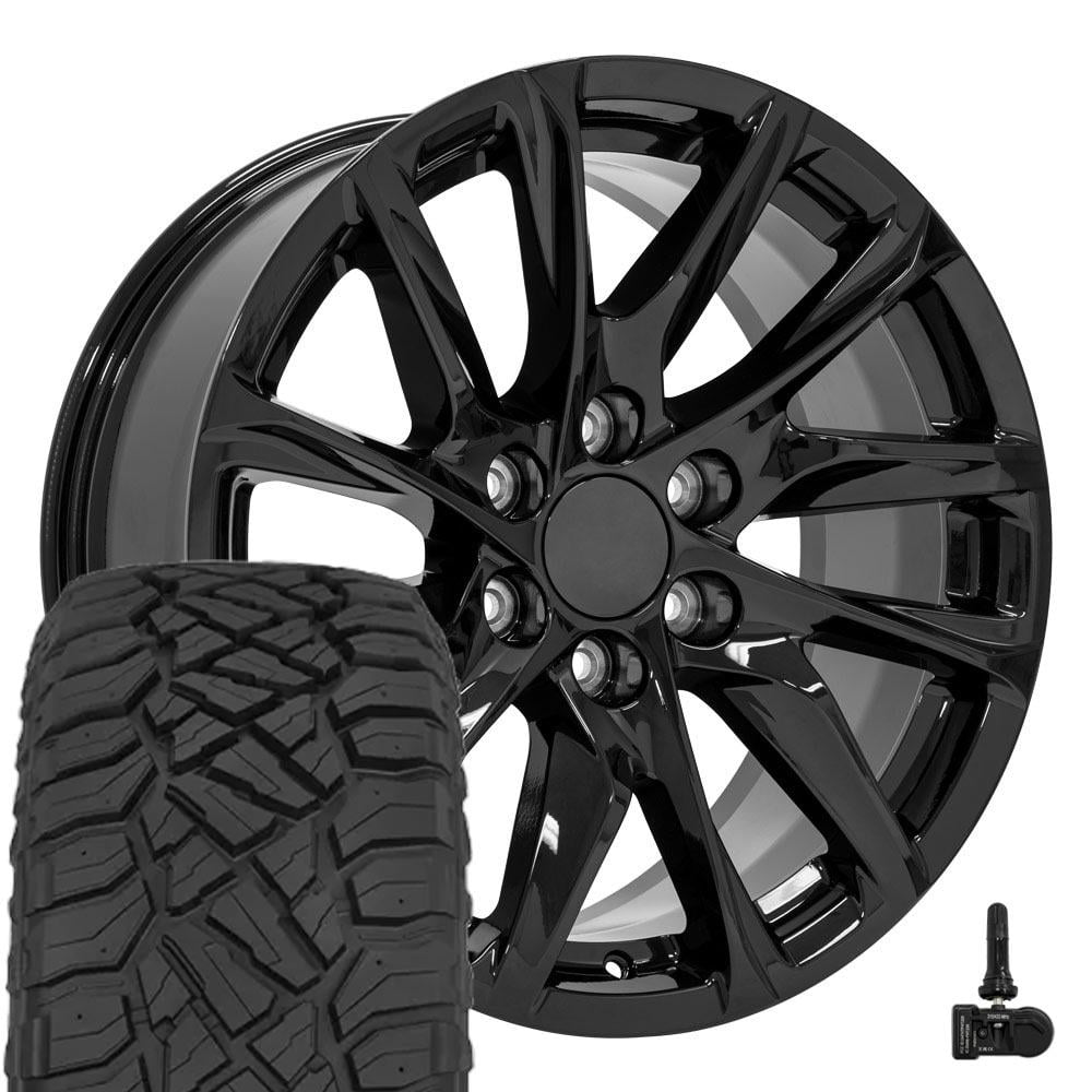 OE Wheels CA90 20 Inch Rims and Tires Fit Escalade Style 6x139.7 20x9 Gloss Black - Hollander ...