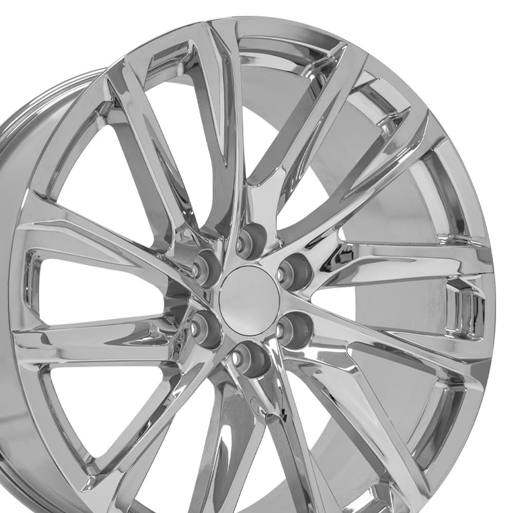 OE Wheels CA90 24 Inch Rims Fit Escalade Style 6x139.7 24x10 Chrome ...