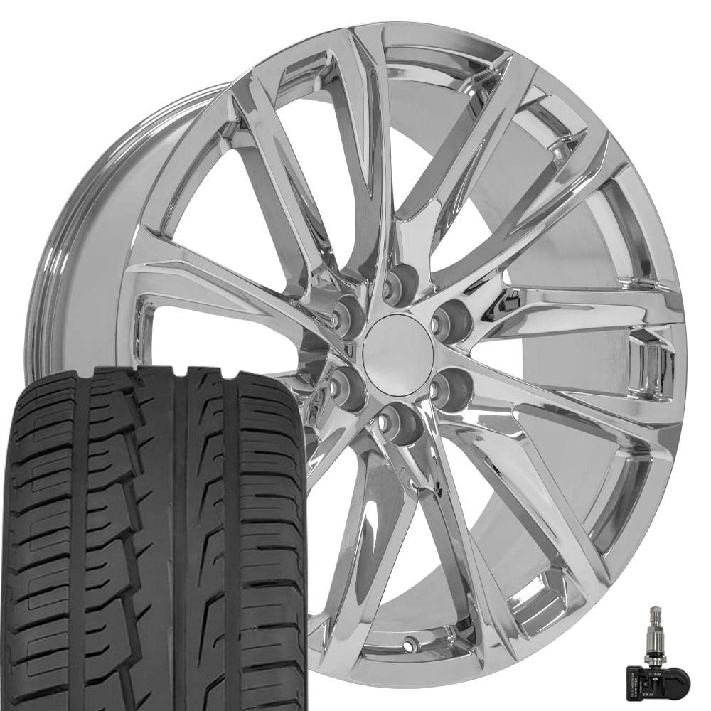 OE Wheels CA90 24 Inch Rims and Tires Fit Escalade Style 6x139.7 24x10 ...