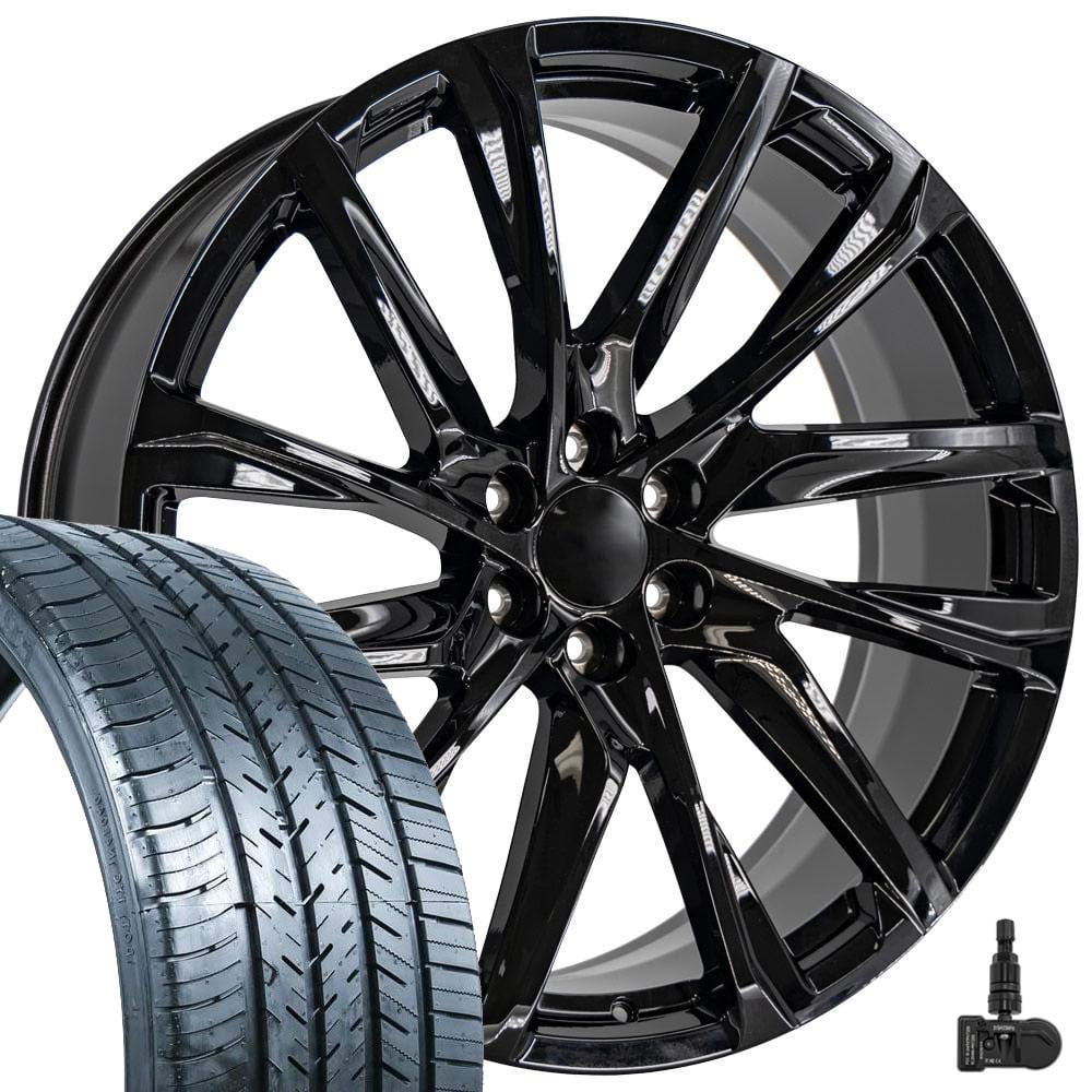 OE Wheels CA90 26 Inch Rims and Tires Fit Escalade Style 6x139.7 26x10 ...