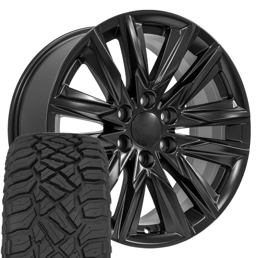 OE Wheels CA91 20 Inch Rims and Tires Fit Escalade Sport Style 6x139.7 ...