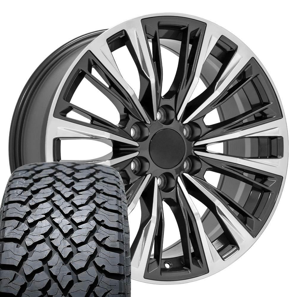 OE Wheels CA93 20 Inch Rims and Tires Fit Escalade-V Series Style 6x139 ...