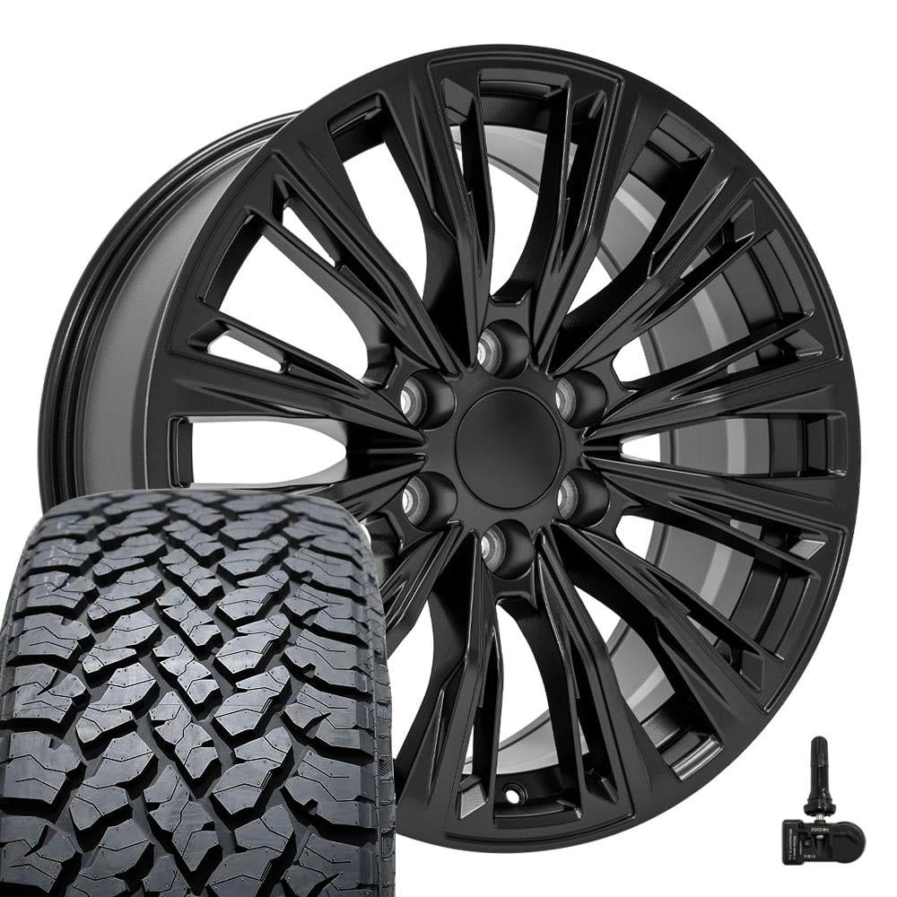 OE Wheels CA93 20 Inch Rims and Tires Fit Escalade-V Series Style 6x139 ...
