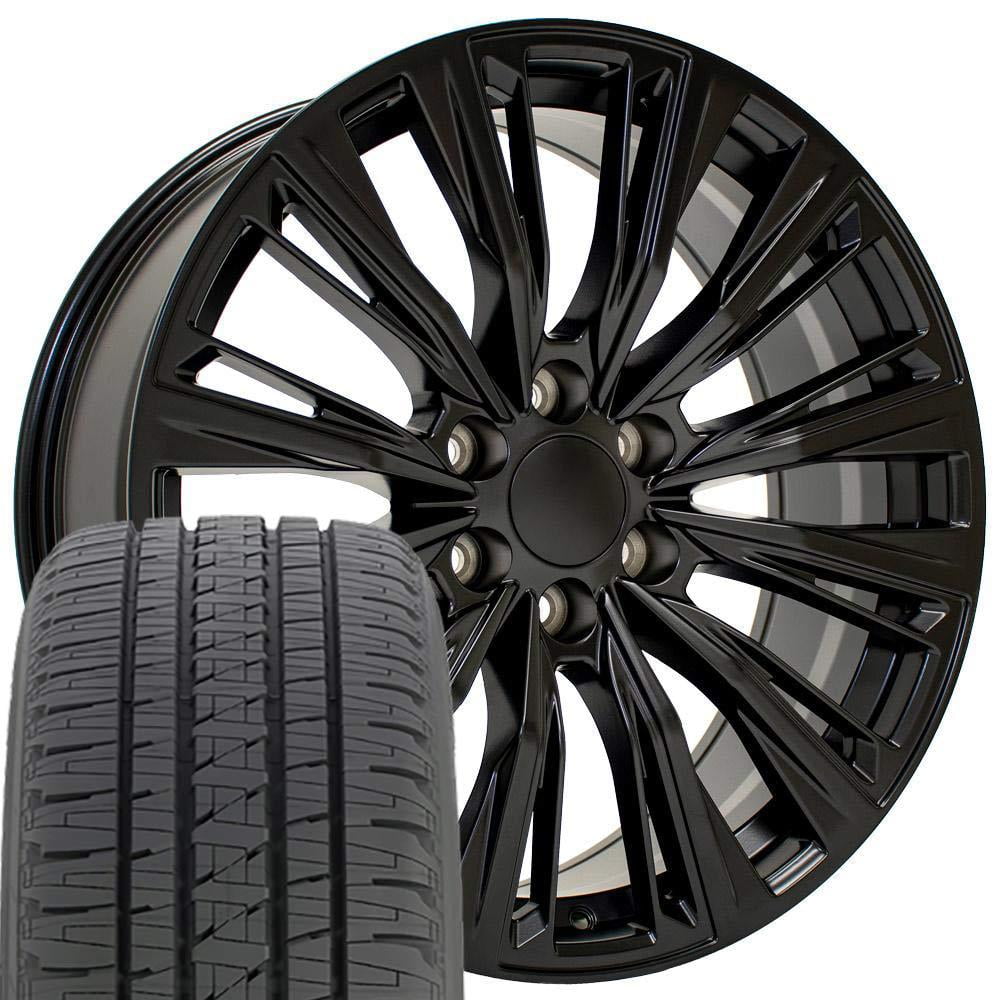 OE Wheels CA93 22 Inch Rims and Tires Fit Escalade-V Series Style 6x139 ...