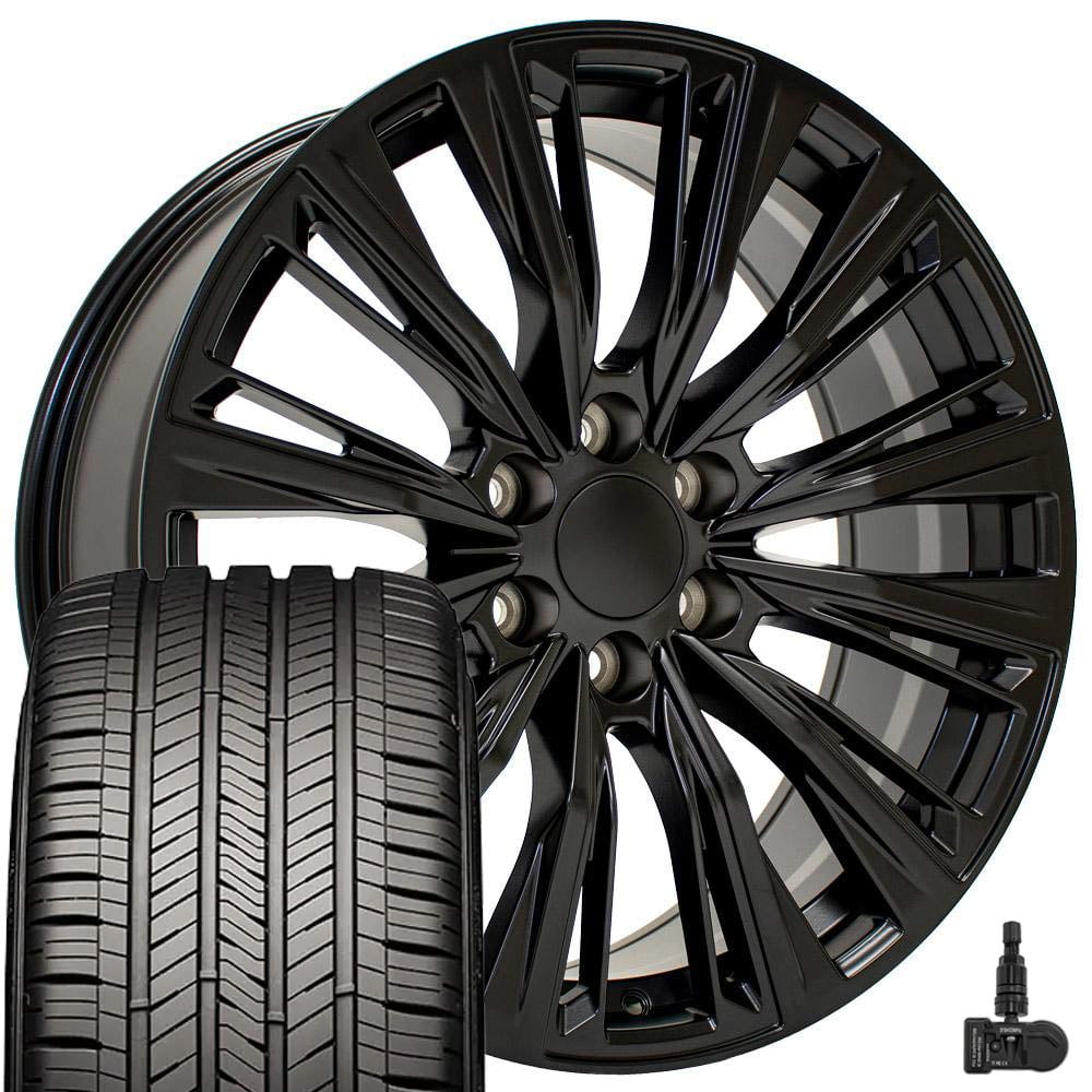 OE Wheels CA93 22 Inch Rims and Tires Fit Escalade-V Series Style 6x139 ...