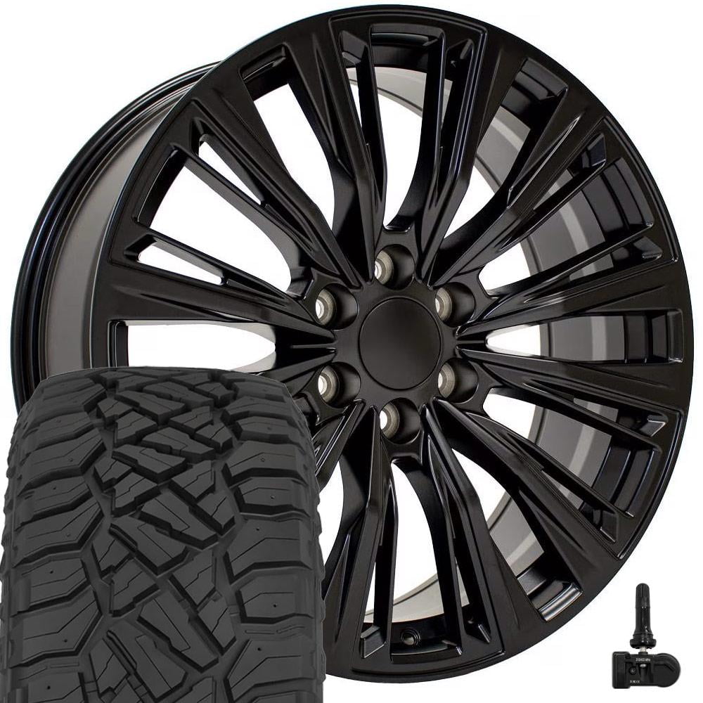 OE Wheels CA93 22 Inch Rims and Tires Fit Escalade-V Series Style 6x139 ...