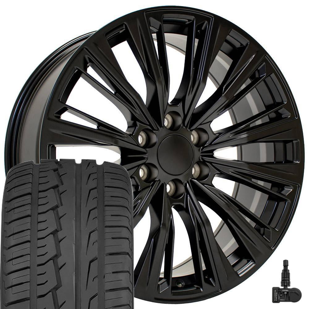 OE Wheels CA93 22 Inch Rims and Tires Fit Escalade-V Series Style 6x139 ...