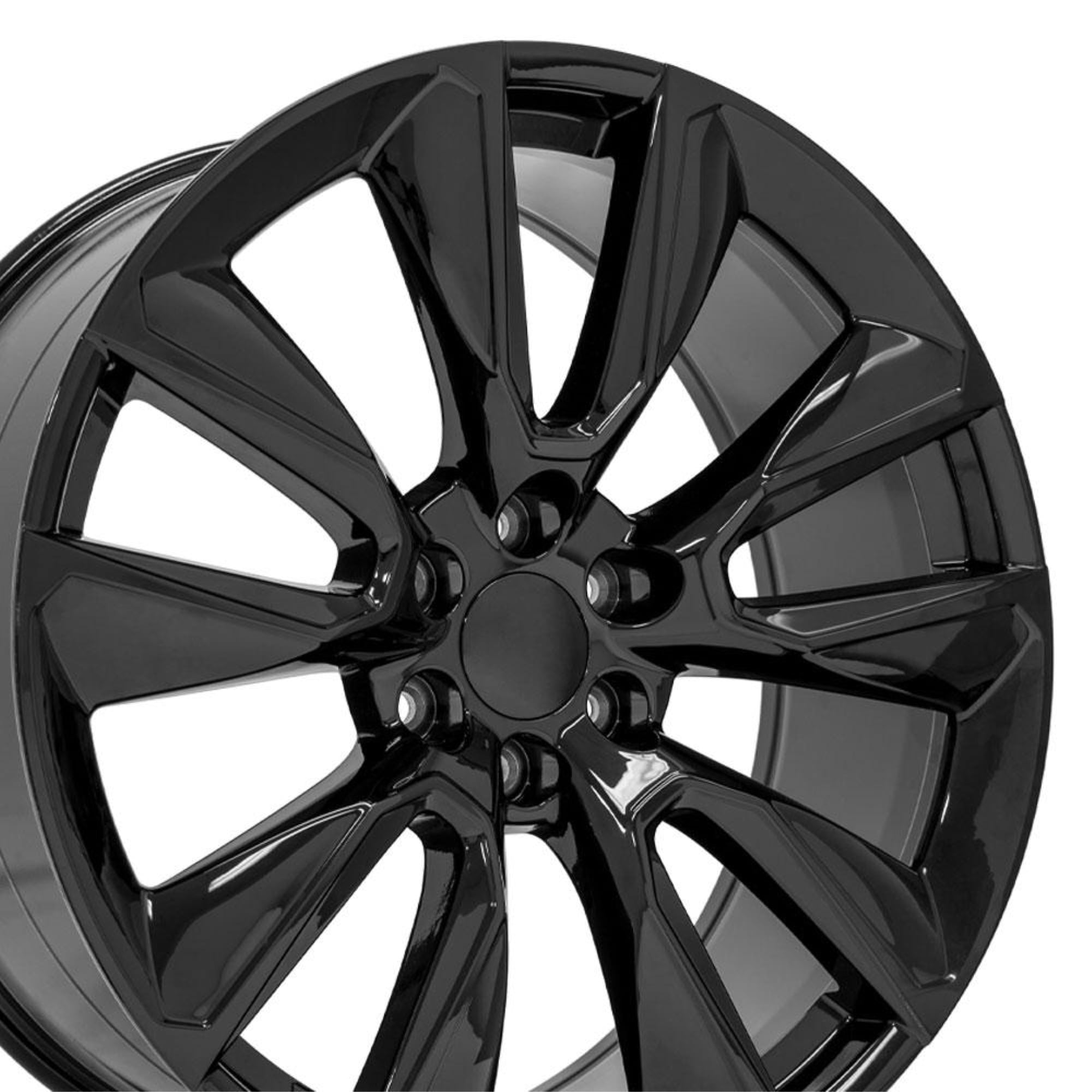 24" Replica CV32 fits Chevrolet Silverado 1500 24x10 Black - Walmart.com