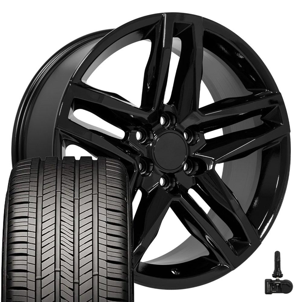 OE Wheels CV34 22 Inch Rims and Tires Fit Silverado 1500 Trail Boss ...