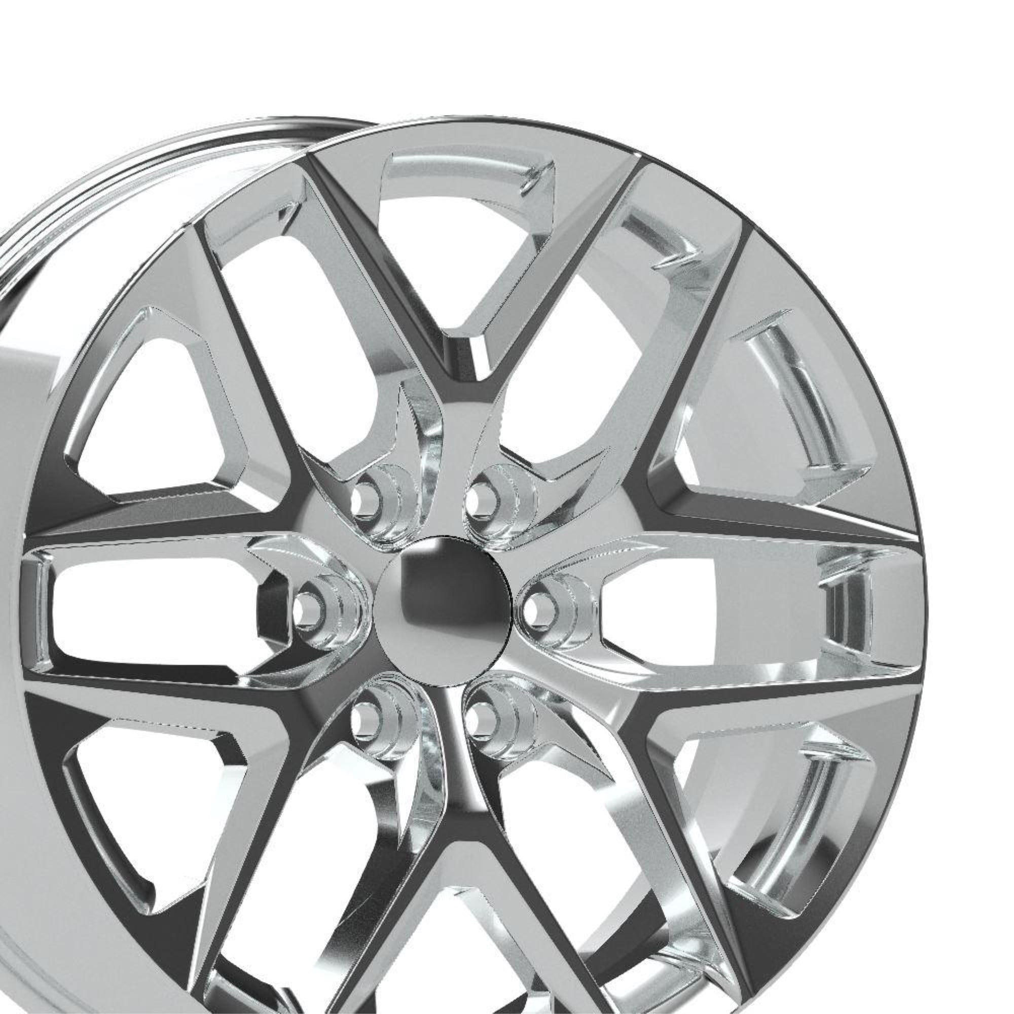 OE Wheels CV62 20 Inch Rim Fits Silverado 1500 Style 6x139.7 20x9 ...