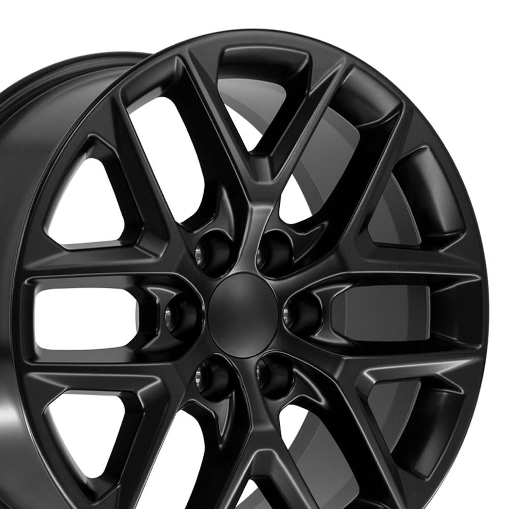 OE Wheels CV62 20 Inch Rims Fit Silverado 1500 Style 6x139.7 20x9 Satin ...