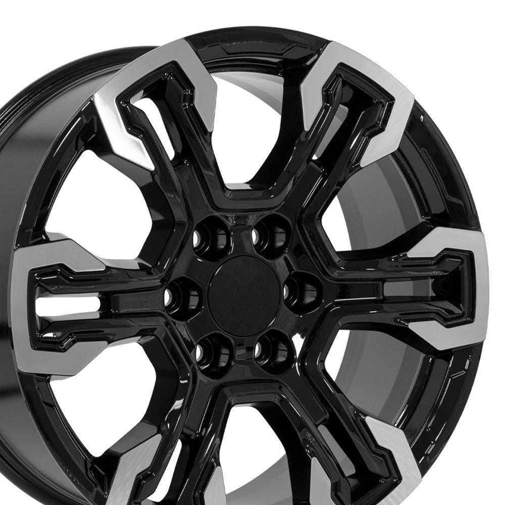 OE Wheels CV65 20 Inch Rims Fit Silverado 1500 ZR2 Style 6-139.7 20x9 ...