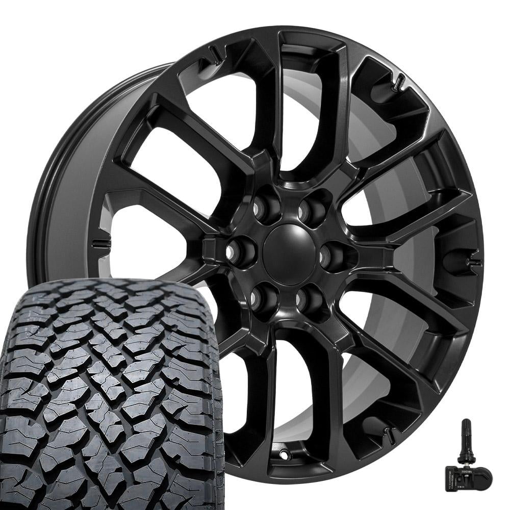 OE Wheels CV67 22 Inch Rims and Tires Fit Suburban 1500 High Country ...