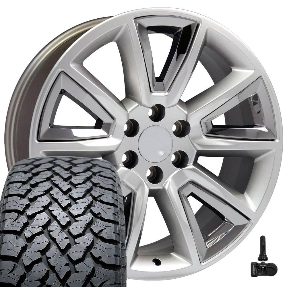 OE Wheels CV73 20 Inch Rims and Tires Fit Tahoe Style 6x139.7 20x8.5 ...
