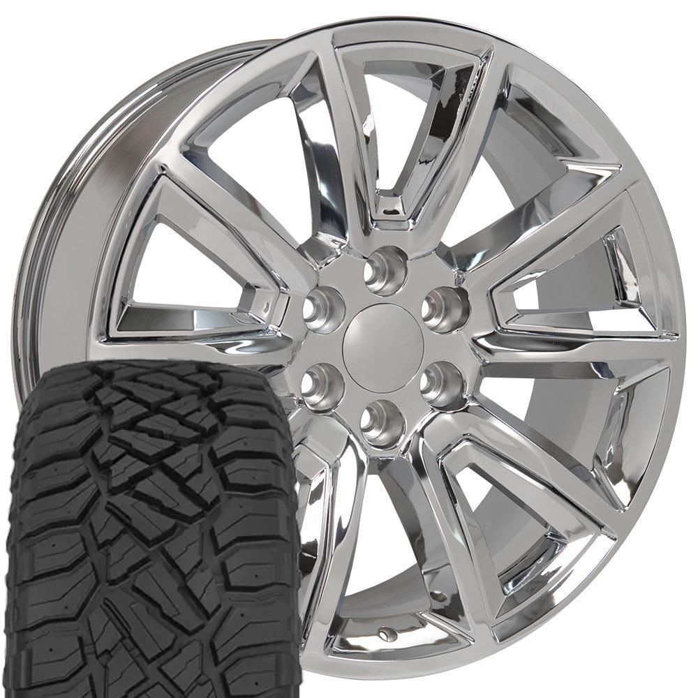 OE Wheels CV73 20 Inch Rims and Tires Fit Tahoe Style 6x139.7 20x8.5 ...