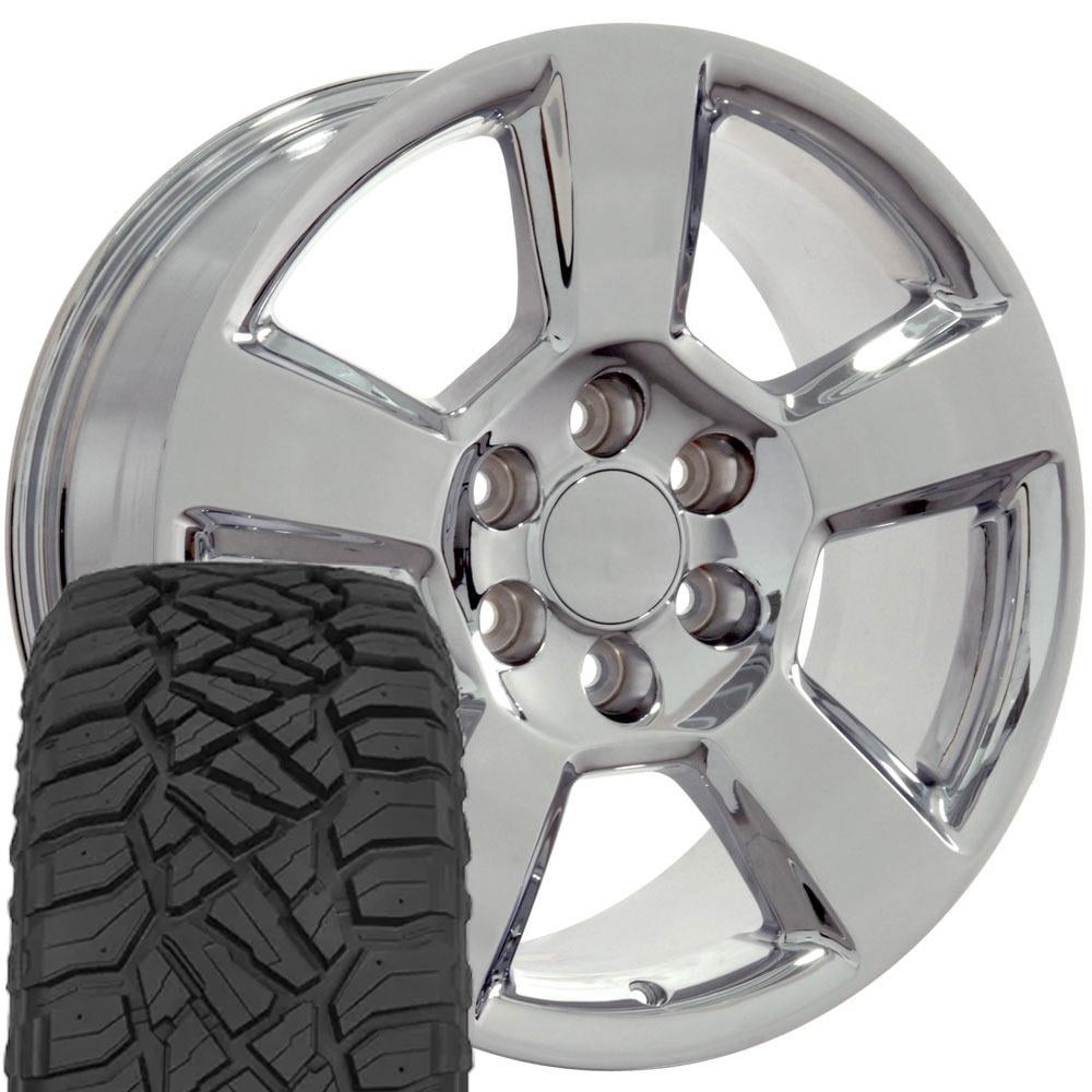 OE Wheels CV76 20 Inch Rims and Tires Fit Tahoe Style 6x139.7 20x9 ...