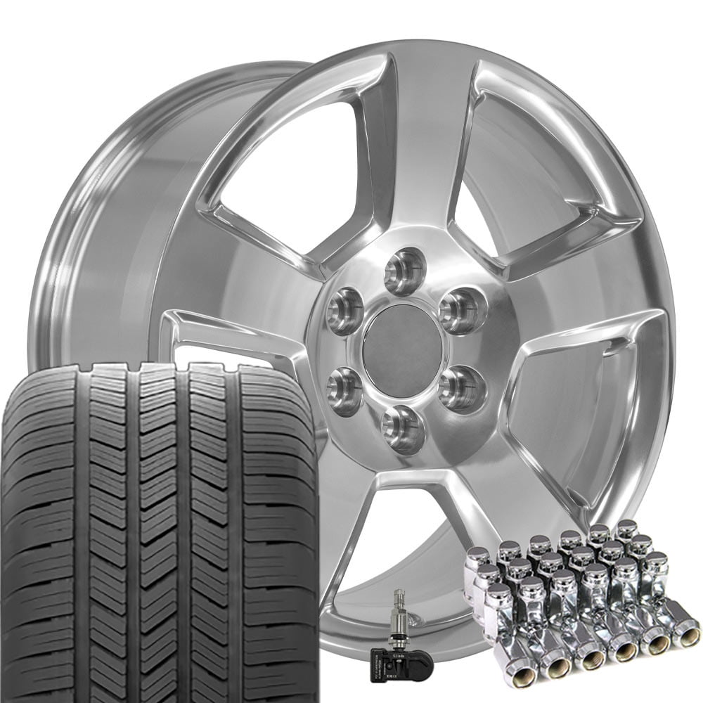 OE Wheels CV76 20 Inch Rims and Tires Fit Tahoe Style 6x139.7 20x9 ...