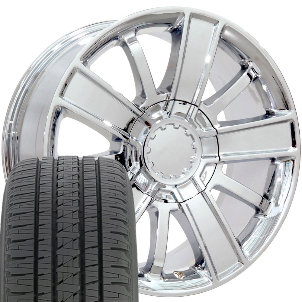 OE Wheels CV77 20 Inch Rims and Tires Fit Silverado 1500 Style 6x139.7 ...